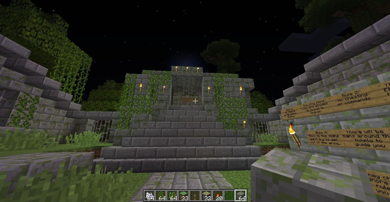 Ancient Mayan Trap Temple Challenge Minecraft Map