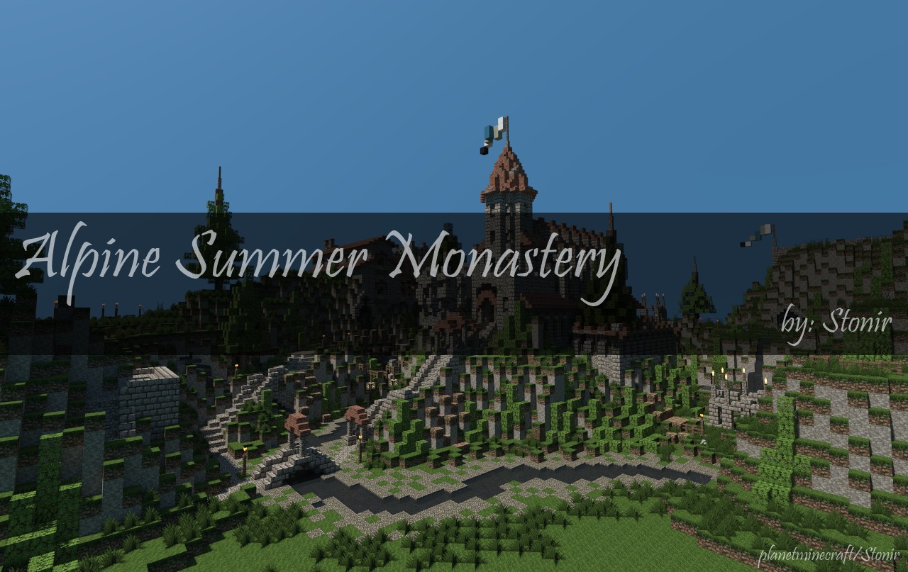 Alpine Summer Monastery Minecraft Map