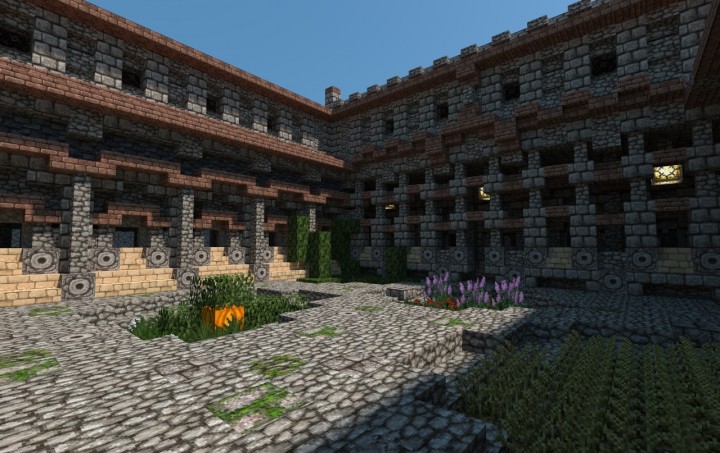 Alpine Summer Monastery Minecraft Map