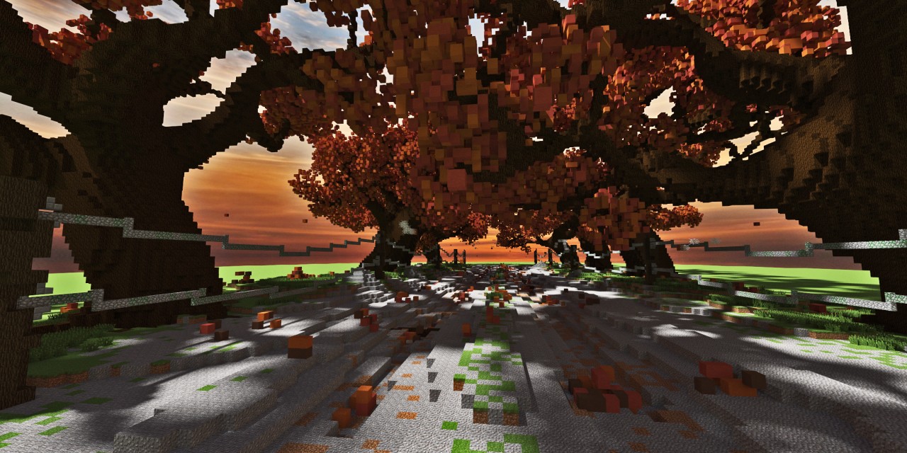 Fall Road Minecraft Map