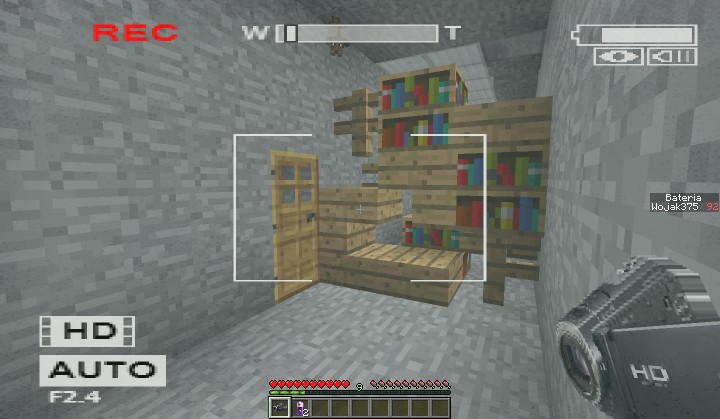 Outlast Camera in vanilla Minecraft [PL] Minecraft Map