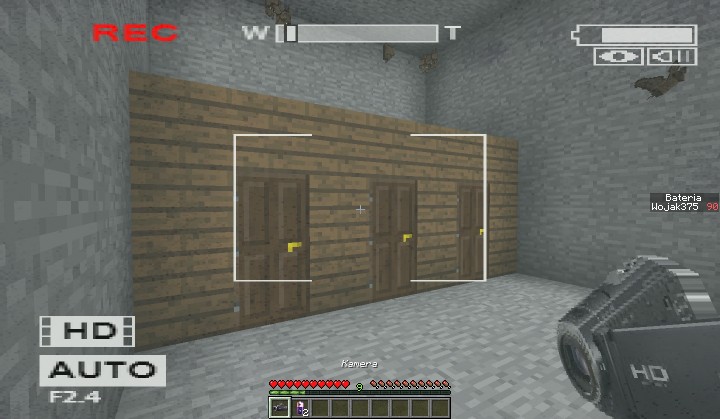 Outlast Camera in vanilla Minecraft [PL] Minecraft Map