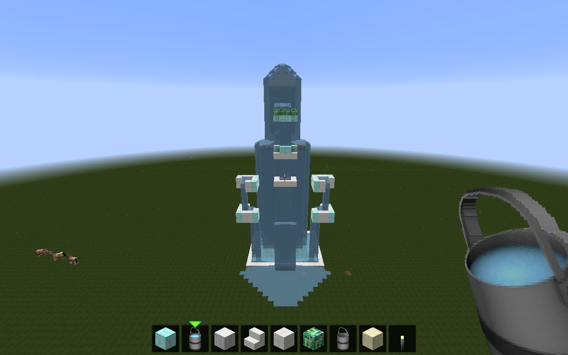 Huge Water Fountain Minecraft Map