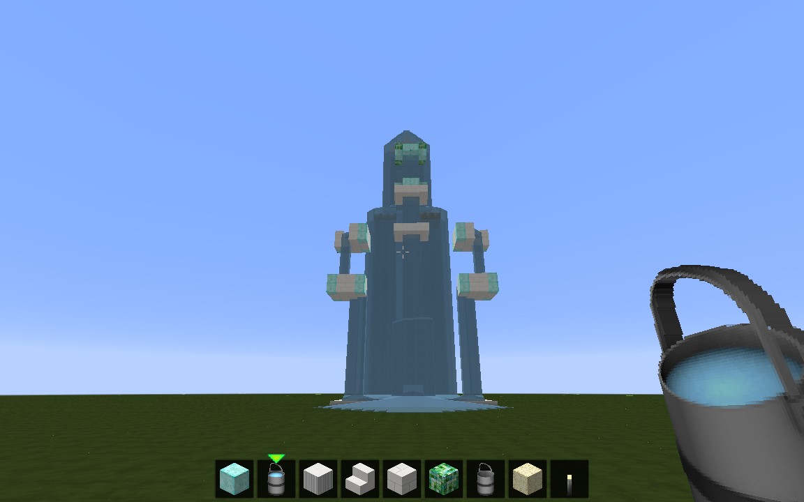 Huge Water Fountain Minecraft Map