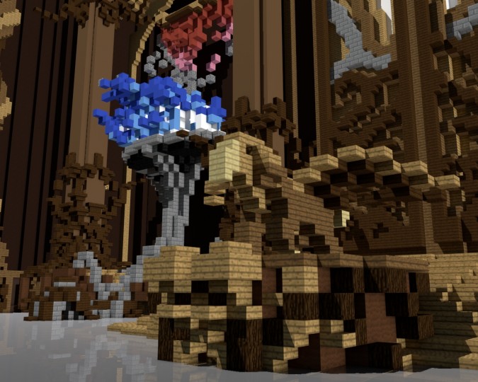 Temple of the blue fire Minecraft Map