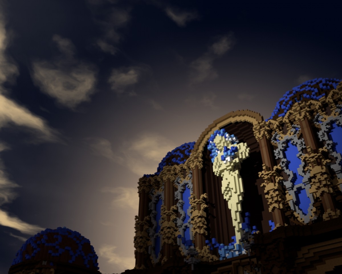 Temple of the blue fire Minecraft Map