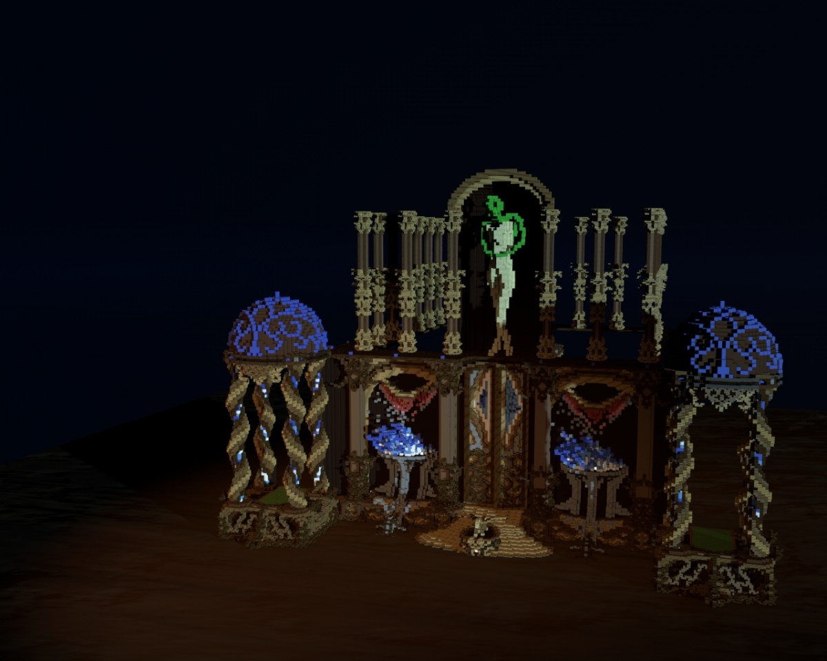 Temple of the blue fire Minecraft Map