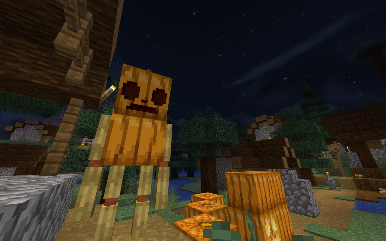 Spooky Golems! Minecraft Texture Pack