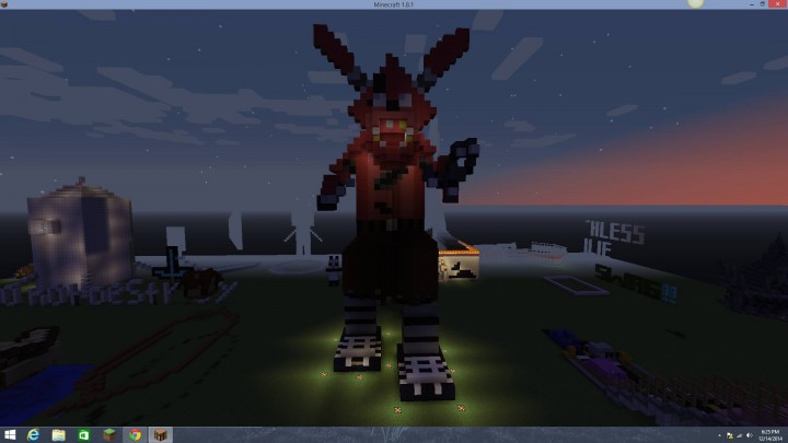 Evil Foxy Minecraft Map