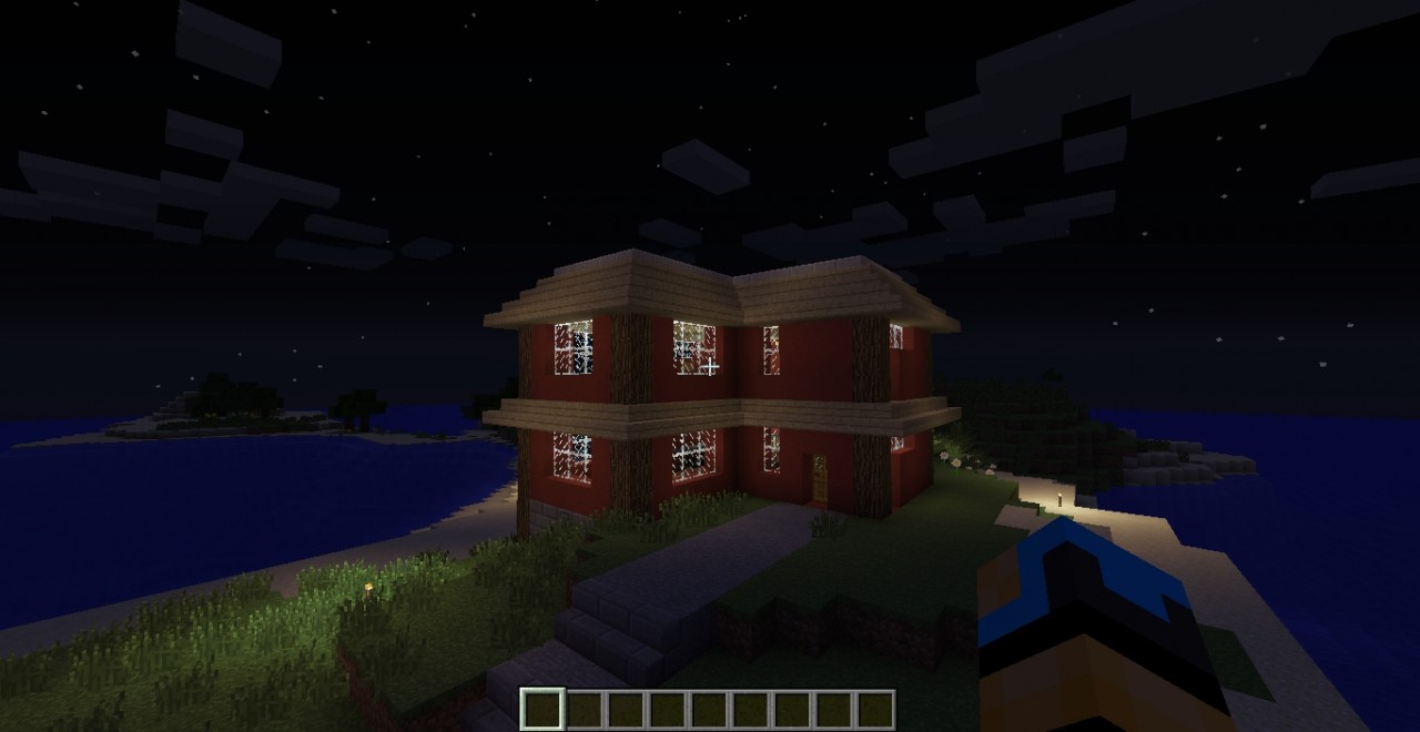 Vanilla Adobe modern house Minecraft Map