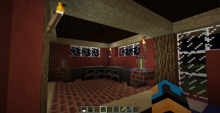 Vanilla Adobe modern house Minecraft Map