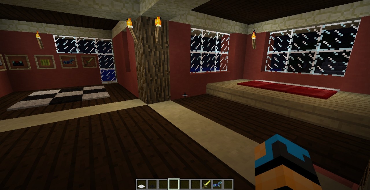 Vanilla Adobe modern house Minecraft Map