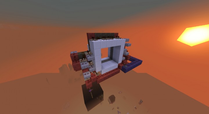 4x4 piston door Minecraft Map