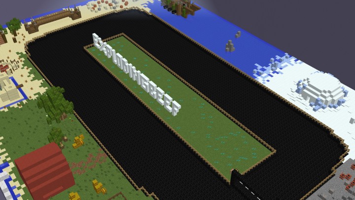 Horse Racing Minecraft Map