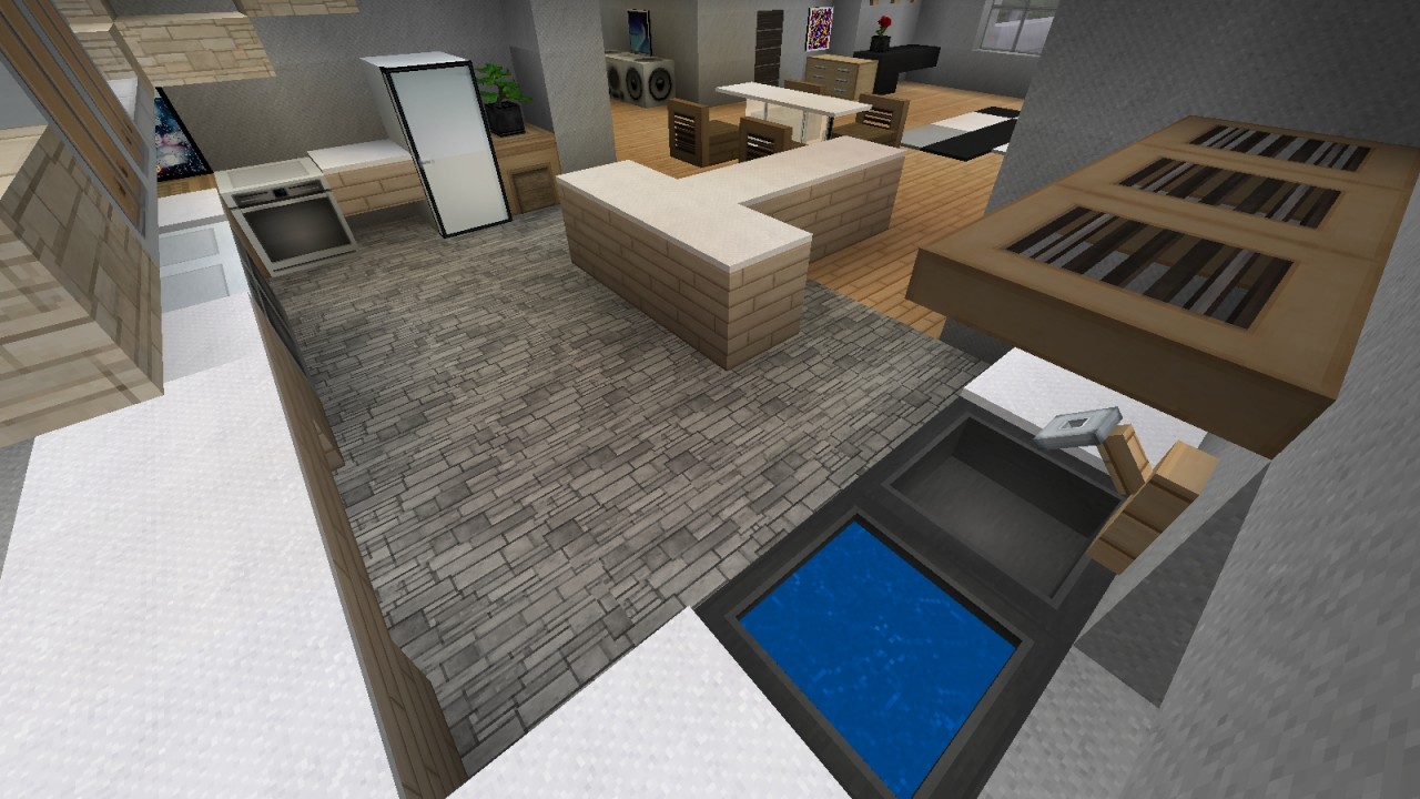 Modern Resort (furnished) Minecraft Map