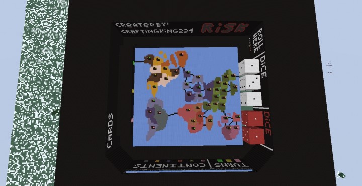 RISK Board Game Minecraft Map