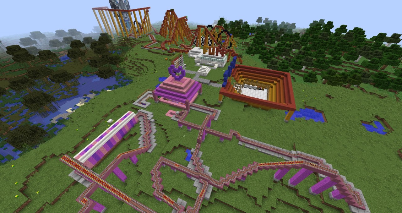 Fun Land Rollercoaster + Minigames Dedicated to PopularMMo's [1.8 ONLY ...
