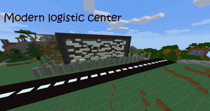 Modern Logistic Center Minecraft Map