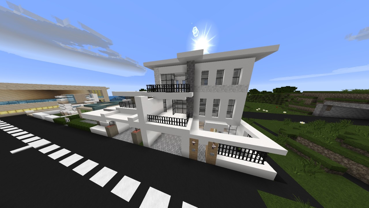 Small Double Apartment Buildings Minecraft Map