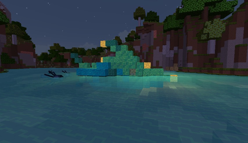 Underwater Base (Fish-shaped! Hidden entrances!) Minecraft Map