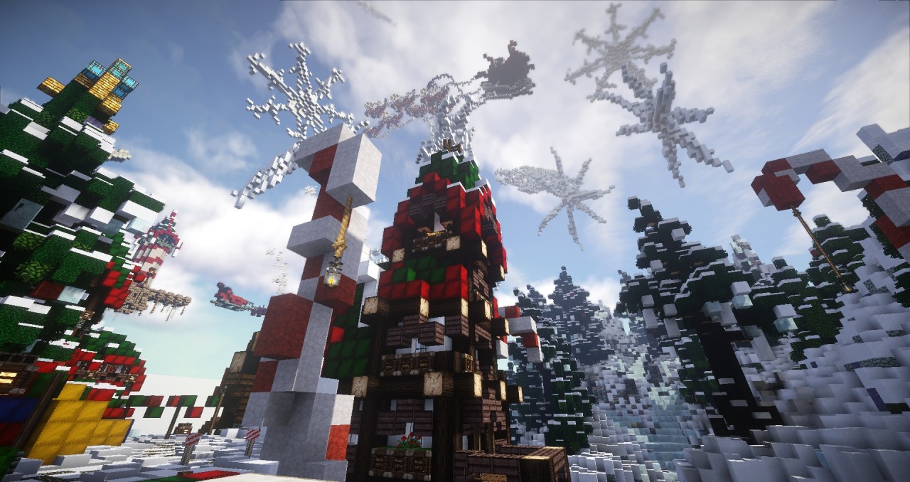 Santa is running late | Awakened Blocks Minecraft Map