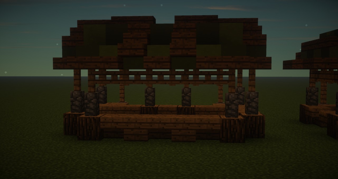 Minecraft Tutorial: Medieval Market Stalls Minecraft Map