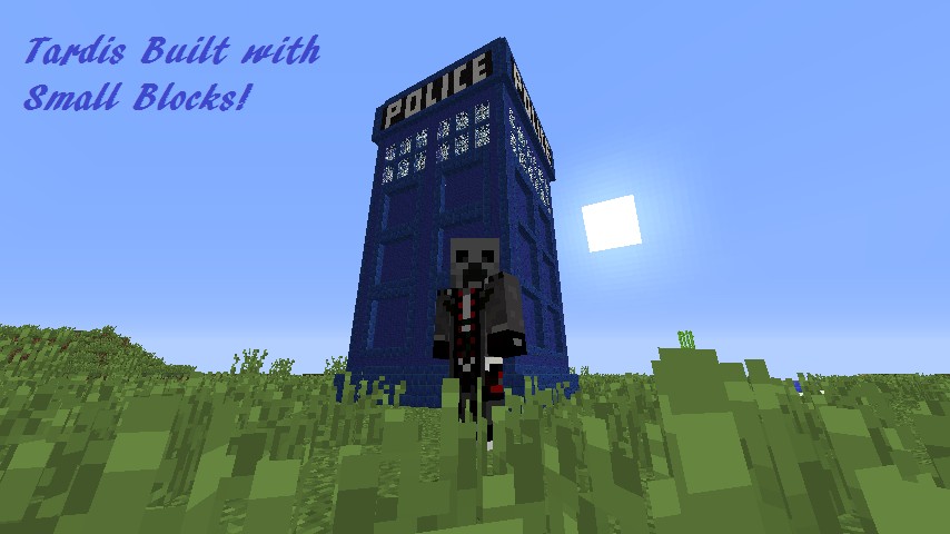Unique Tardis. Made with small blocks! Minecraft Map