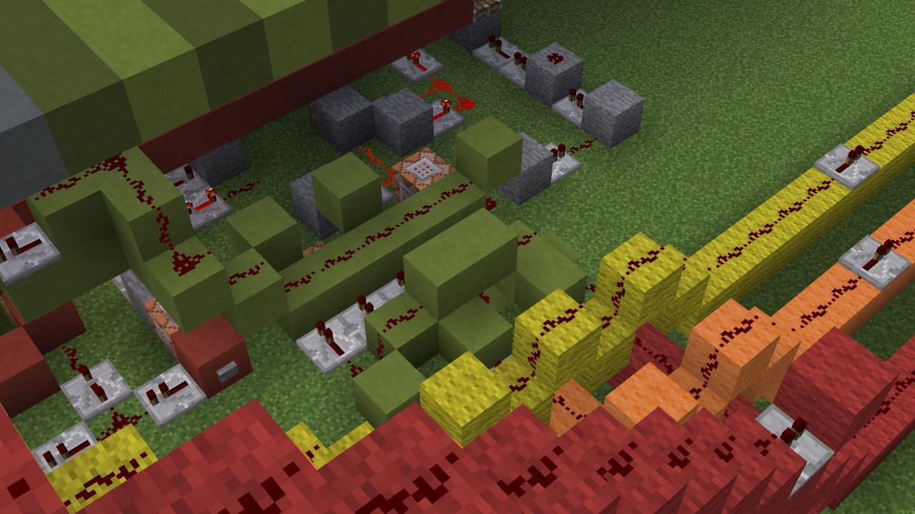 Crossy Road in minecraft! [ Advanced Redstone ] WIP Minecraft Map