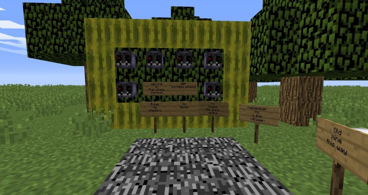 Super flat survival 1.8+ Minecraft Map