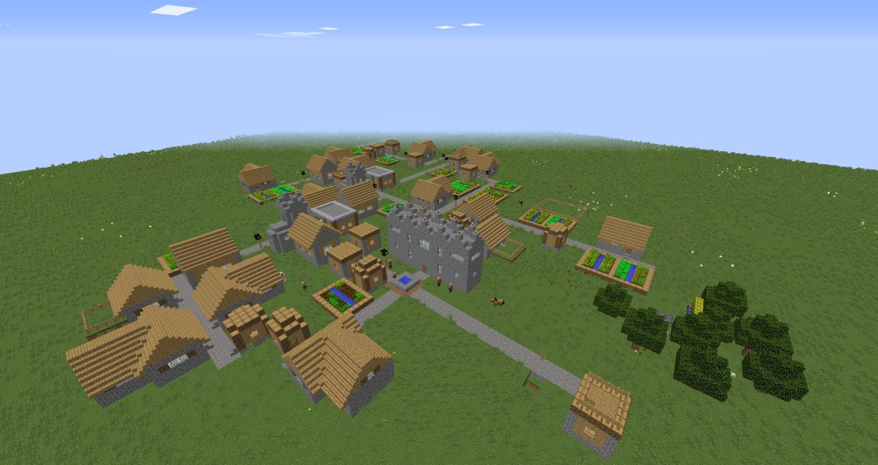 Super flat survival 1.8+ Minecraft Map