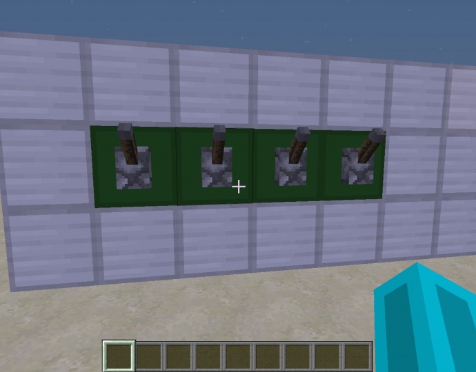 4 levers 1 output Minecraft Map