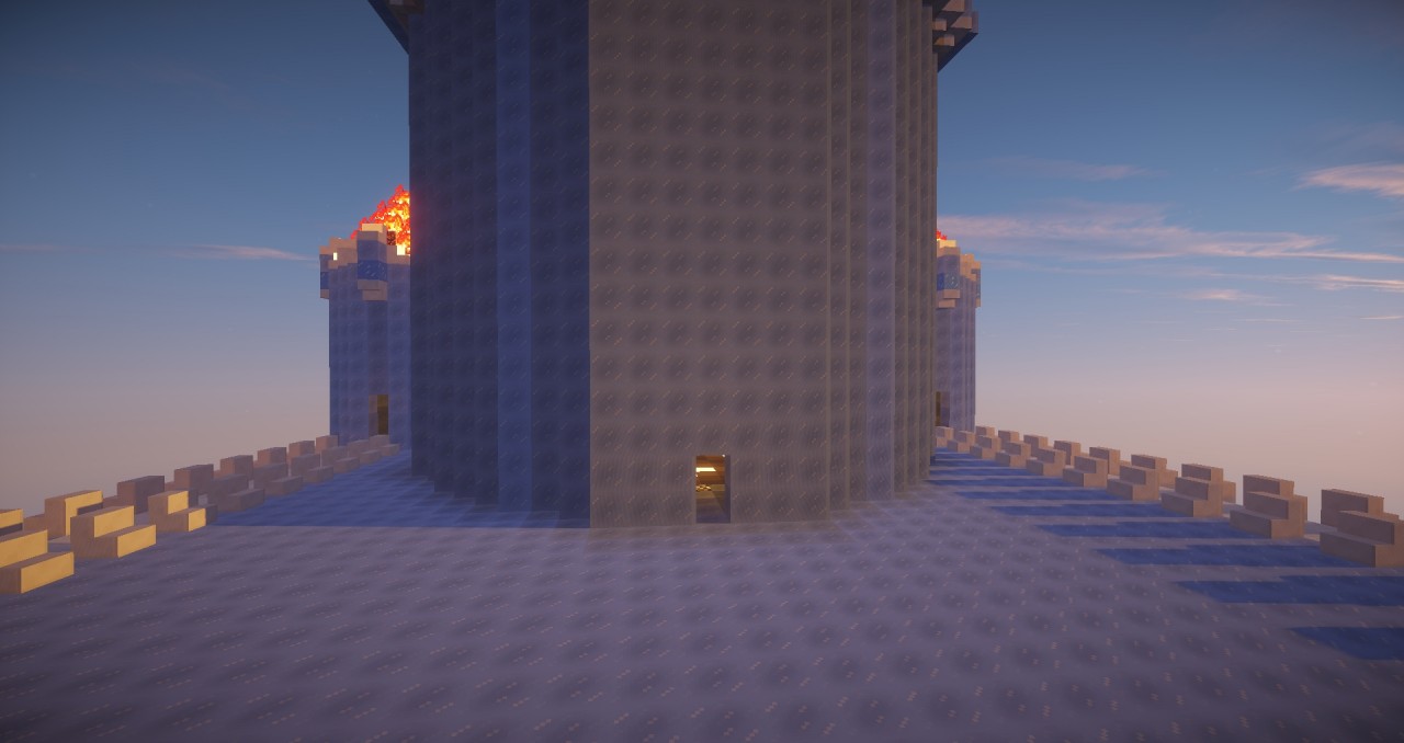 Floating Ice Castle - Incredible Minecraft Build Minecraft Map