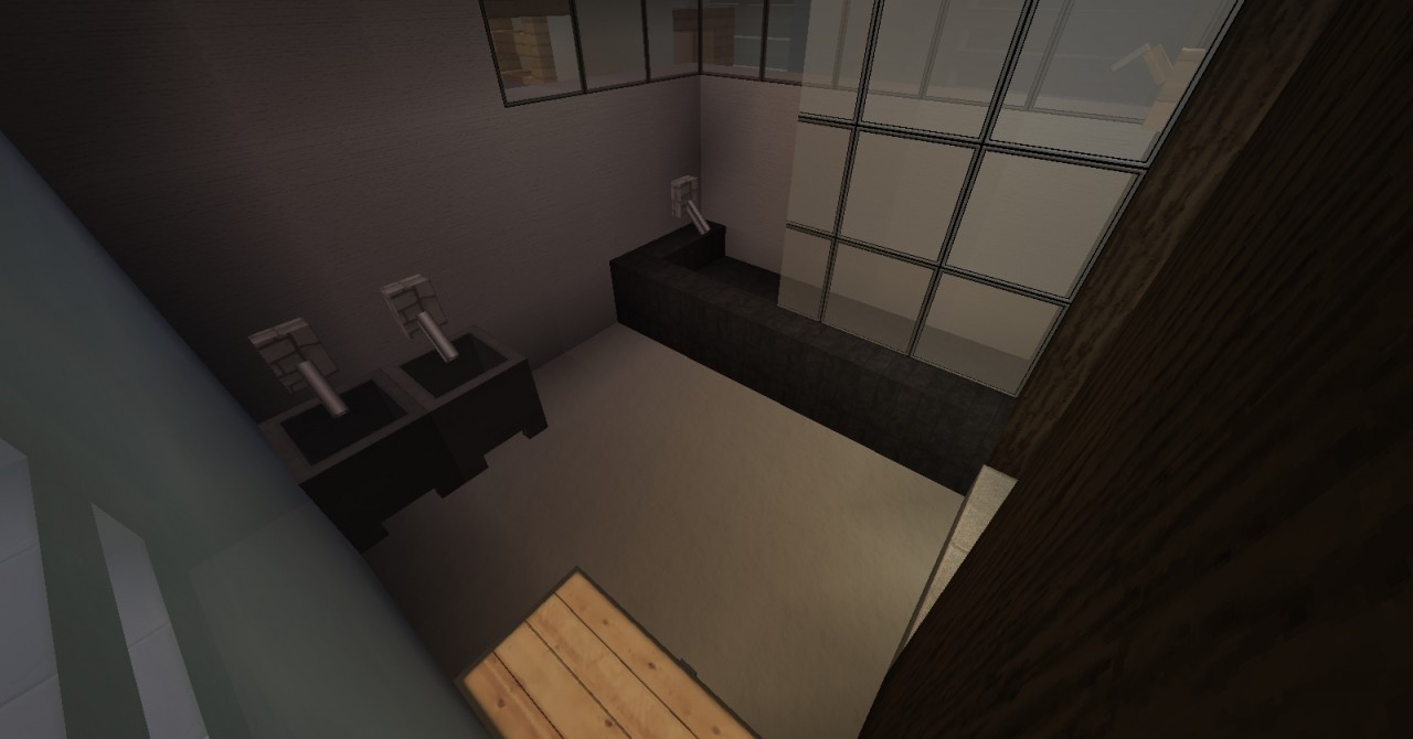 Long modern concept house 1 Minecraft Map