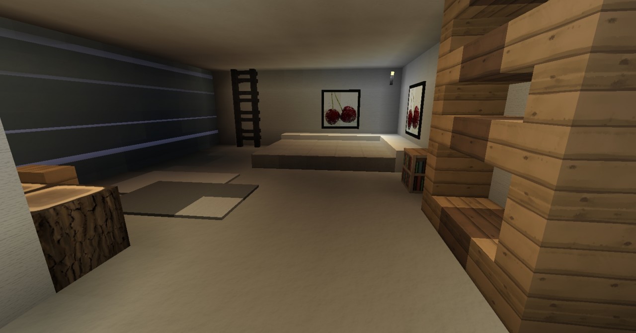 Long modern concept house 1 Minecraft Map