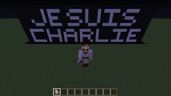 Tribute to people in Paris and France today Minecraft Map