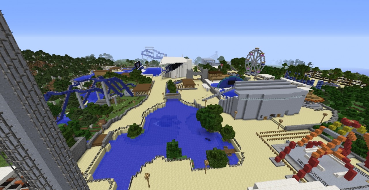 Ocean Park: (Theme Park, Waterpark and Seaworld) Minecraft Map