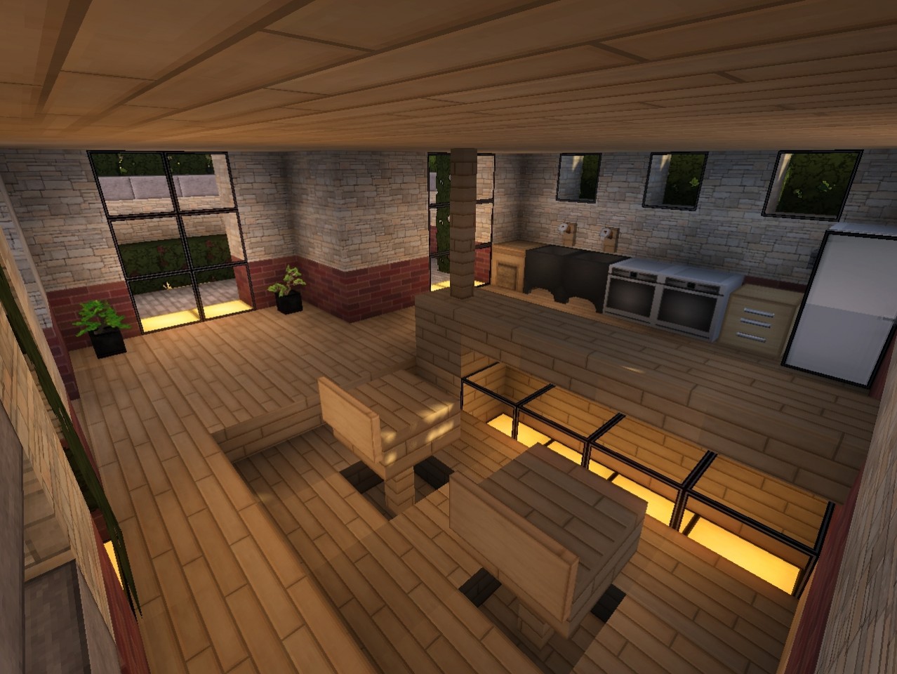 Moden House 20x20 - Minecraft 1.7.2 Minecraft Map