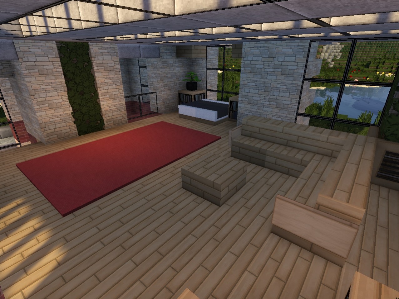Moden House 20x20 - Minecraft 1.7.2 Minecraft Map