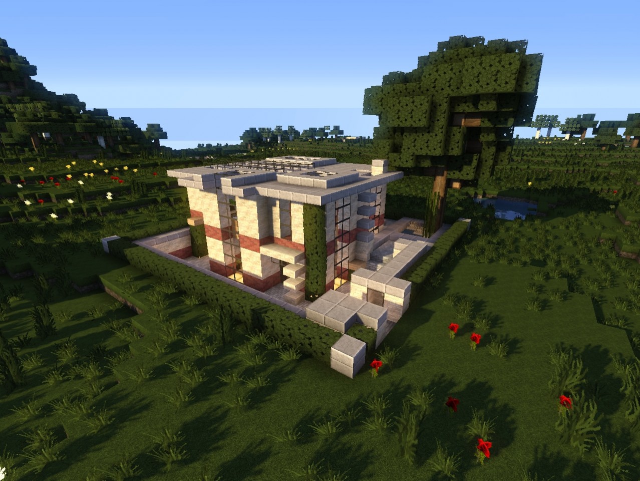 Moden House 20x20 - Minecraft 1.7.2 Minecraft Map