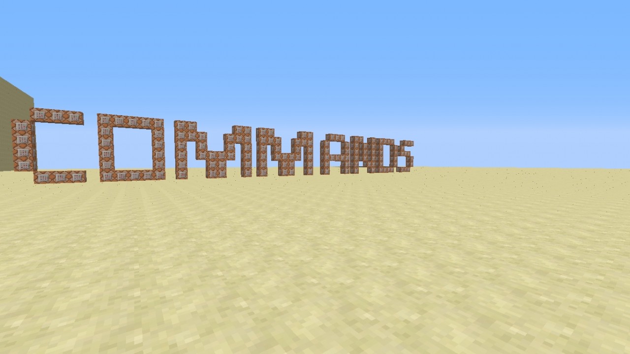 Basics commands Minecraft Map