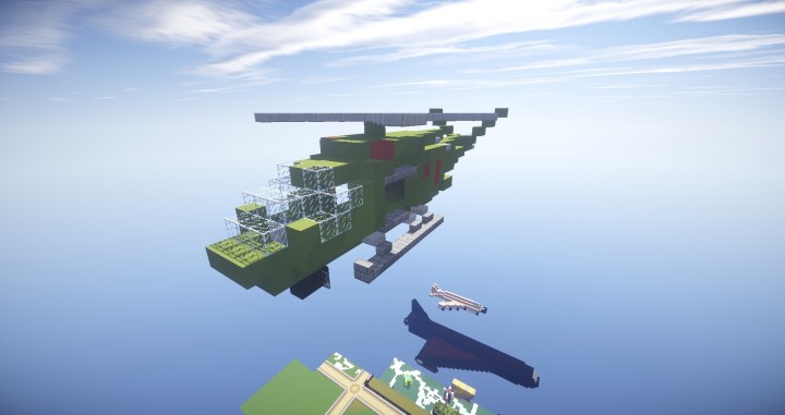 Holcomb Helicopter - Minecraft Build Minecraft Map