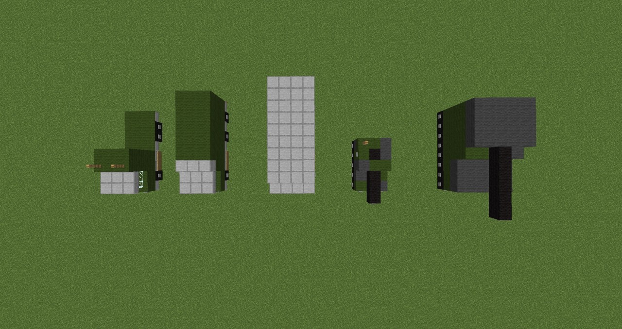 Military Vehicles Pack 1 - Minecraft Build Minecraft Map
