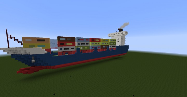 Small Container Ship Minecraft Map