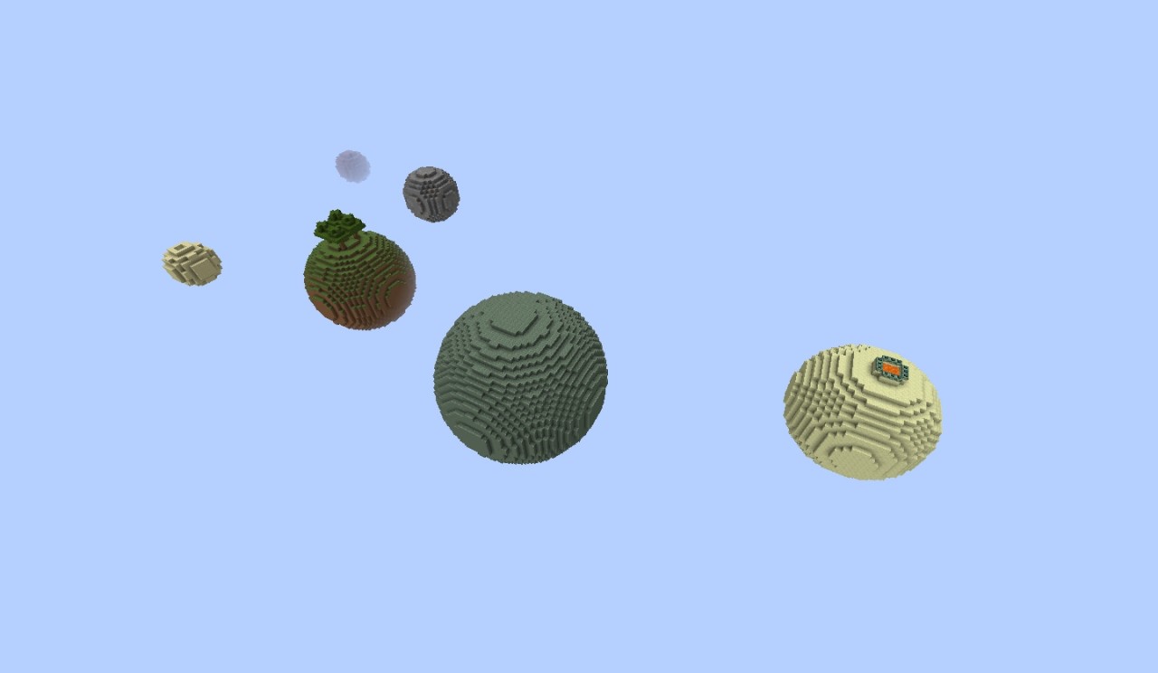 Planets Minecraft Map