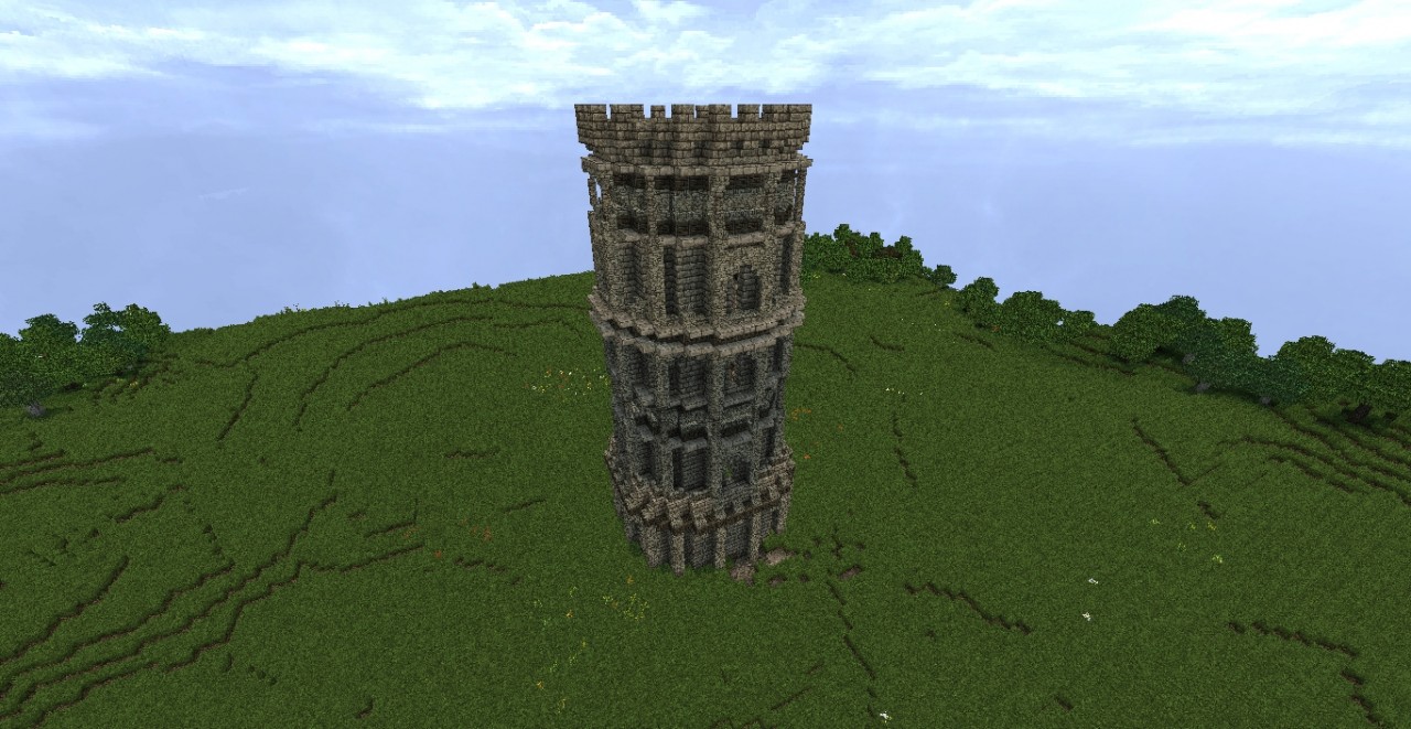 Castle defensive tower Minecraft Map