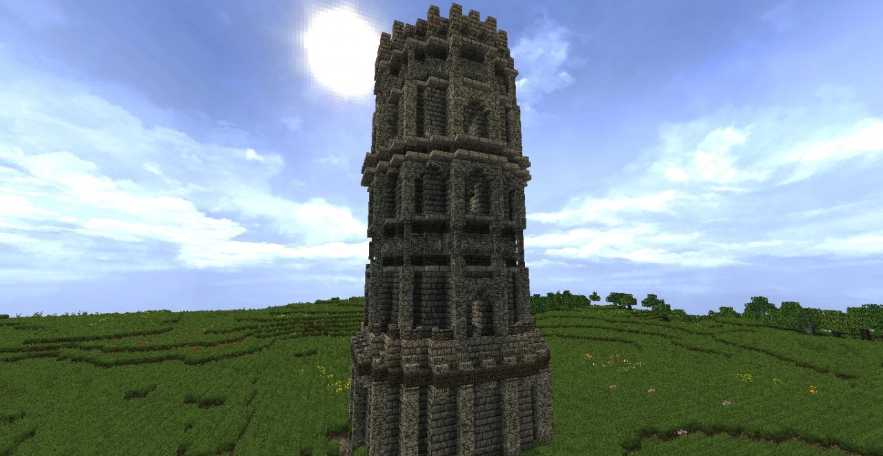 Castle defensive tower Minecraft Map