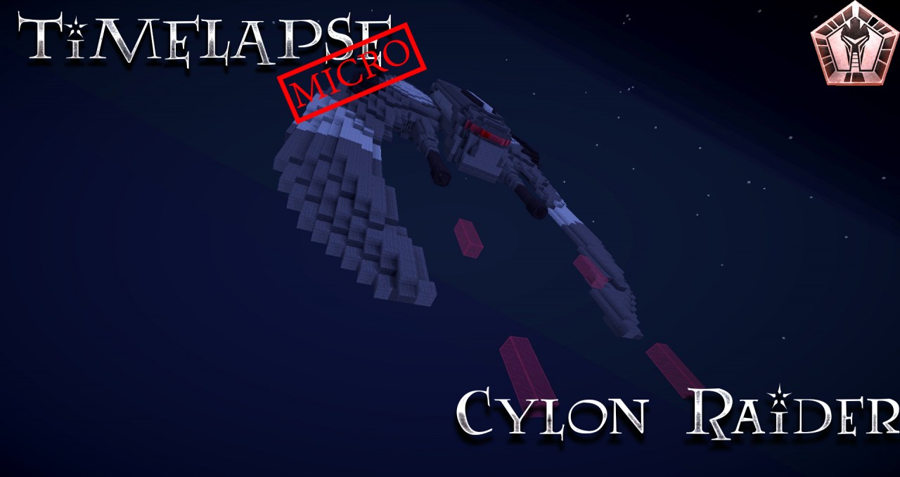 [TimeLapse] Battlestar Galactica - Sylon Raider Minecraft Map