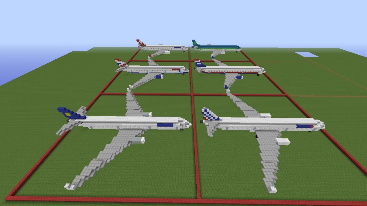 Airbus A321 Minecraft Map