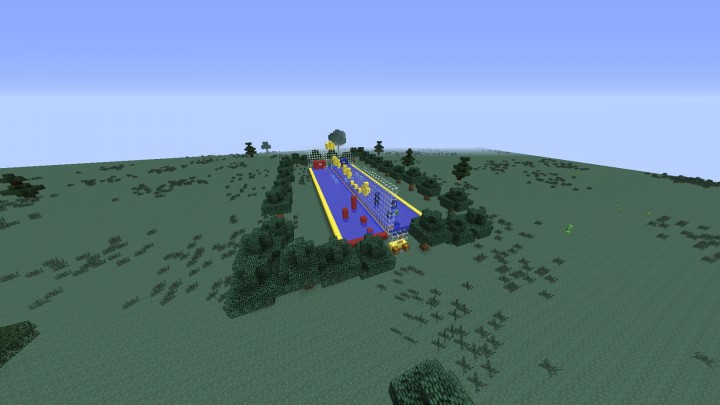 Easy 1-2 Players Parkour Map Race! Minecraft Map