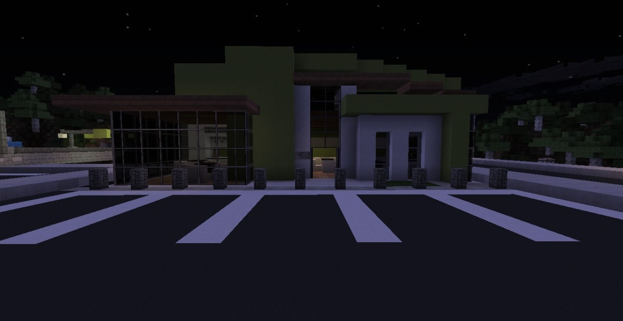 Modern Coffee Shop Minecraft Map